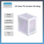 Vỏ case máy tính Mini ITX Shiny Snake G500 - Trắng - Pcngon