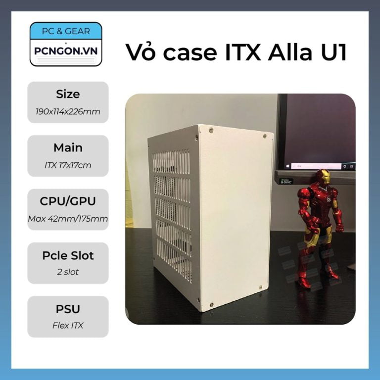 Vỏ case máy tính mini ITX SGPC K49 Pro - Pcngon