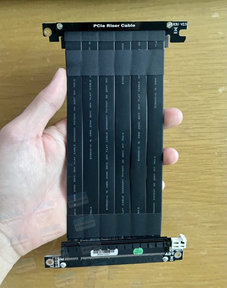 Cáp nối dài VGA Riser Adt-Link PCI-E 3.0 x 16 - 18.5 cm - Pcngon