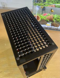 Vỏ Case máy tính mini ITX Captain V8 nhỏ gọn - đen - Pcngon