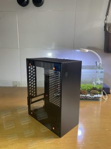 Vỏ Case máy tính mini ITX Captain V8 nhỏ gọn - đen - Pcngon