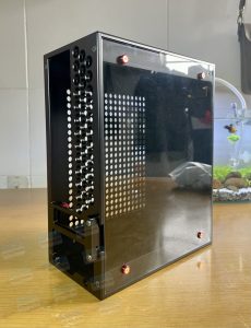 Vỏ Case máy tính mini ITX Captain V8 nhỏ gọn - đen - Pcngon