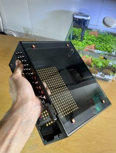 Vỏ Case máy tính mini ITX Captain V8 nhỏ gọn - đen - Pcngon