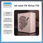 Vỏ case máy tính mini ITX Sirius S40 - Đen- Pcngon