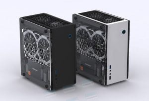 Vỏ case máy tính Mini ITX GEEEK A31S - Trắng - Pcngon