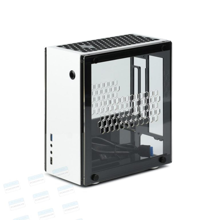 Vỏ case máy tính Mini ITX GEEEK A31S - Trắng - Pcngon
