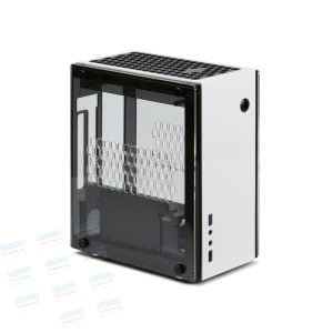 Vỏ case máy tính Mini ITX GEEEK A31S - Trắng - Pcngon