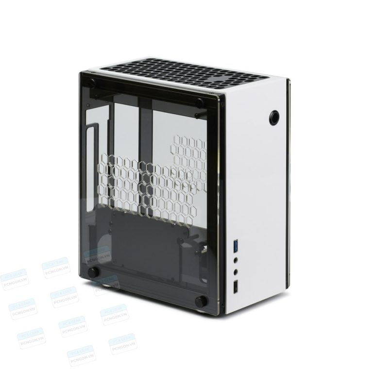 Vỏ case máy tính Mini ITX GEEEK A31S - Trắng - Pcngon
