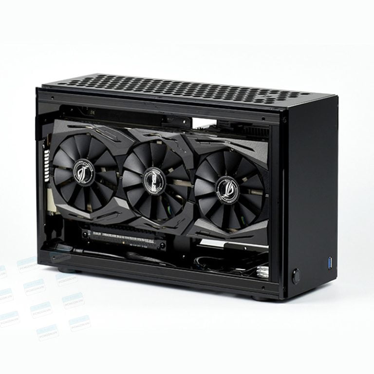 Vỏ case máy tính Mini ITX GEEEK A50S - Đen - Pcngon