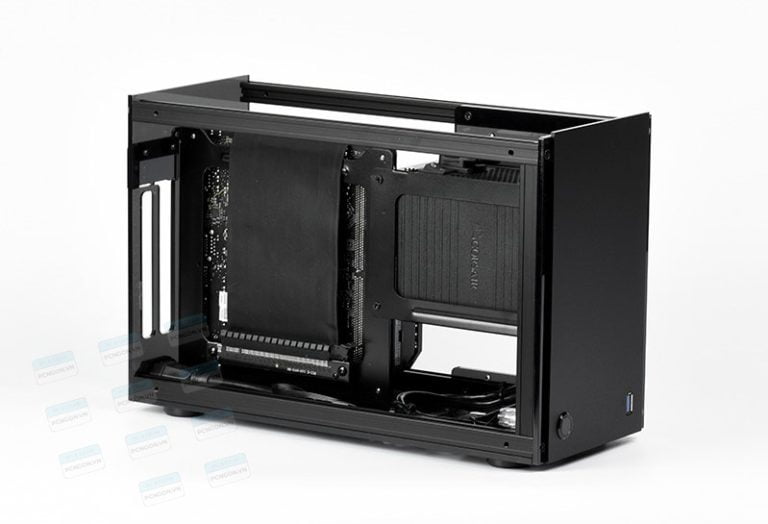 Vỏ case máy tính Mini ITX GEEEK A50S - Đen - Pcngon