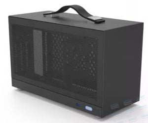 Vỏ case máy tính Mini ITX Shiny Snake S400 - Đen - Pcngon