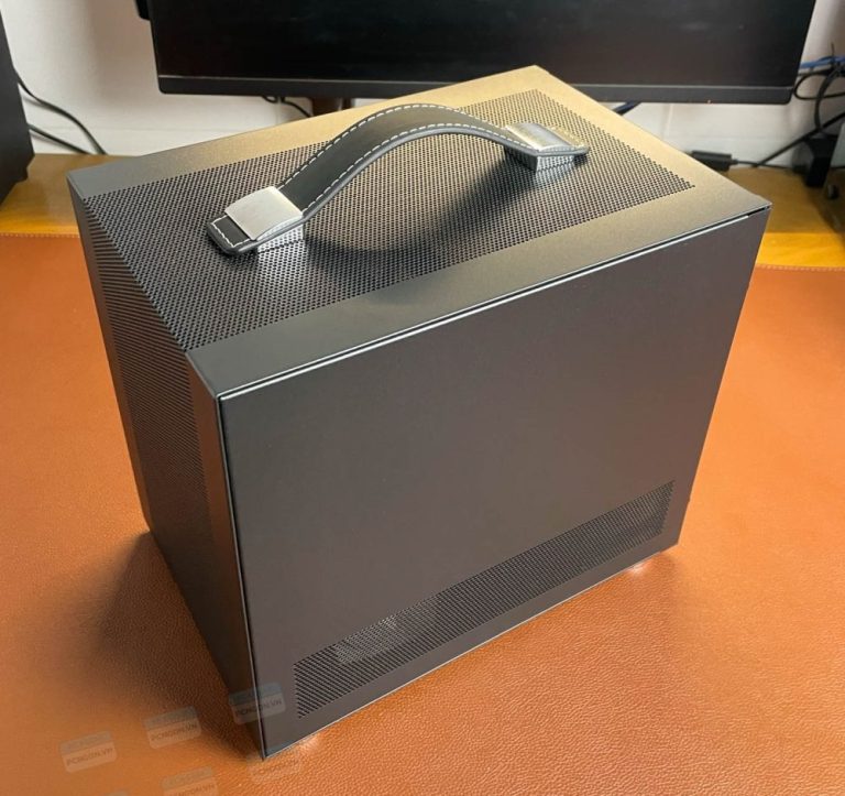 Vỏ case máy tính Mini ITX Shiny Snake G200 - Đen - Pcngon