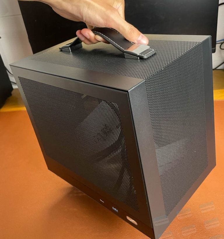 Vỏ case máy tính Mini ITX Shiny Snake G200 - Đen - Pcngon