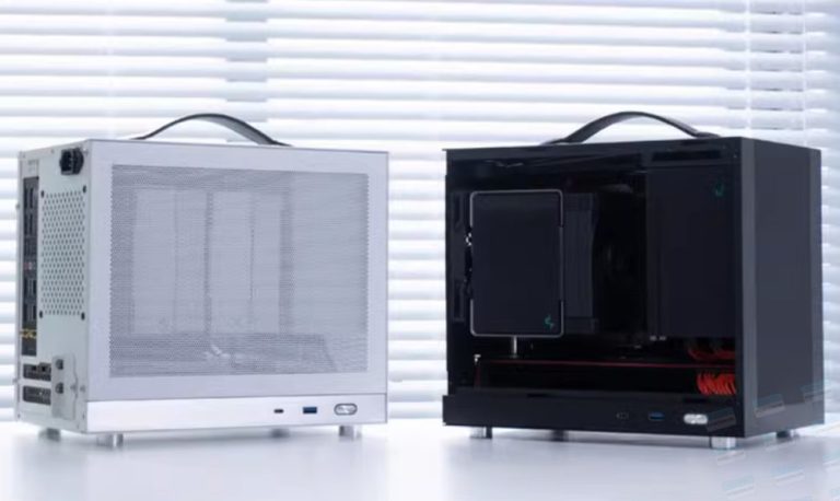 Vỏ case máy tính Mini ITX Shiny Snake G200 - Đen - Pcngon