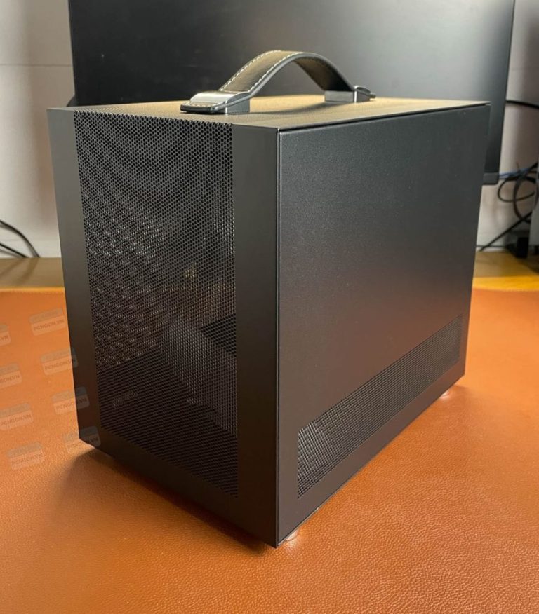 Vỏ case máy tính Mini ITX Shiny Snake G200 - Đen - Pcngon