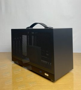 Vỏ case máy tính Mini ITX Shiny Snake S400 - Đen - Pcngon