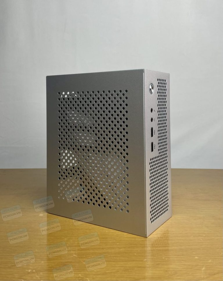 Vỏ case máy tính mini ITX SKTC A09 - Bạc - Pcngon