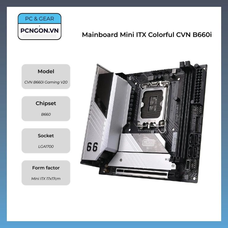 Mainboard Mini ITX Jginyue B760i Snow Dream - Pcngon
