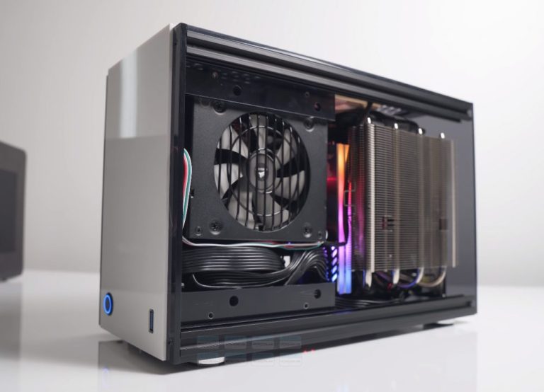 Vỏ case máy tính Mini ITX GEEEK A50S - Trắng - Pcngon