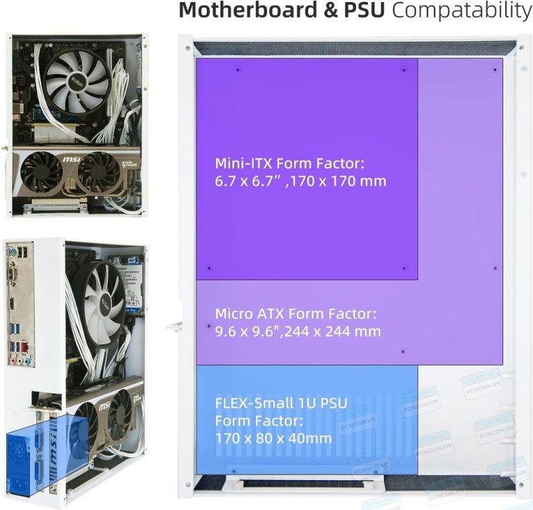 Vỏ case máy tính mini ITX SGPC K59 - Pcngon