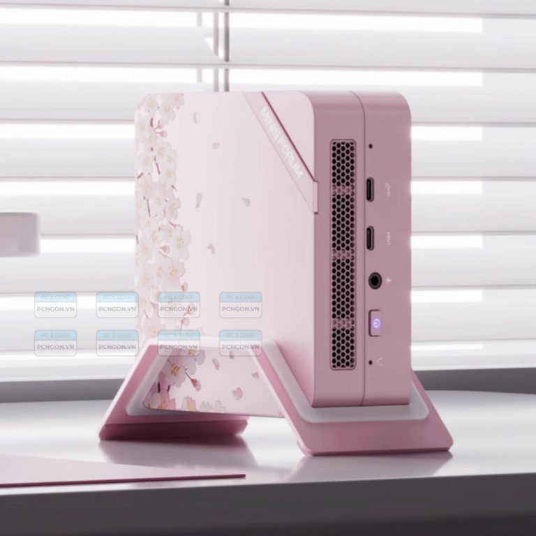 Máy tính Mini PC Minisforum UM773 SE R7 7735HS Sakura Pink - Pcngon