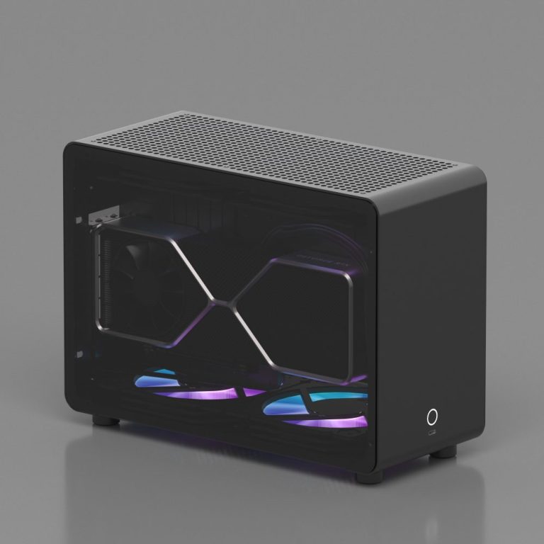 Vỏ case máy tính Mini ITX GEEEK G1-Pro - Đen - Pcngon