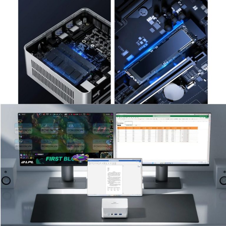 Máy tính Mini PC Minisforum UN1265 i7-12650H (Barebone) - Pcngon