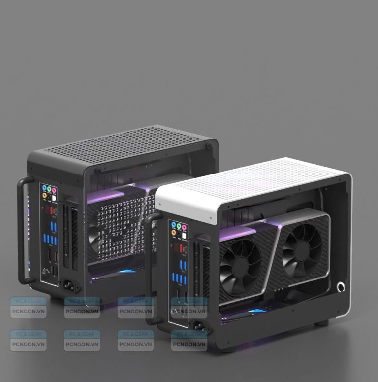 Vỏ Case Máy Tính Mini Itx Geeek C2 Trắng Pcngon