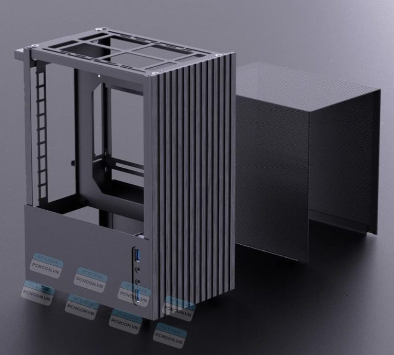 Vỏ case máy tính Mini ITX Rider R2 - Pcngon