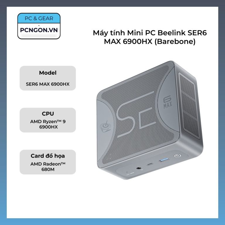 Máy tính Mini PC Beelink SER6 MAX 6900HX (Barebone) - Pcngon