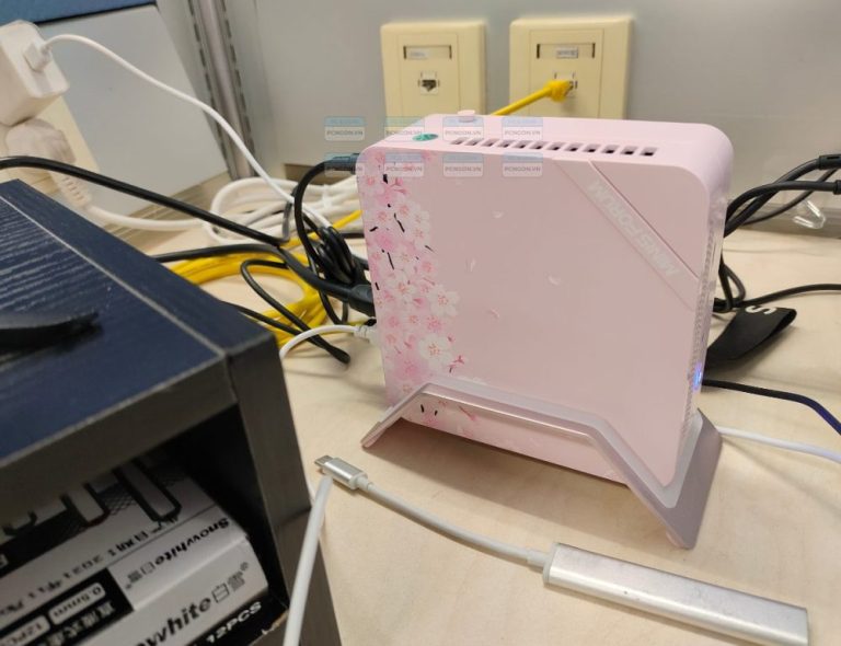 Máy tính Mini PC Minisforum UM690SE Sakura Pink (Barebone) - Pcngon