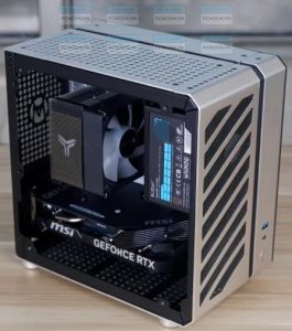 Vỏ case máy tính Mini ITX C24-Silver - Pcngon