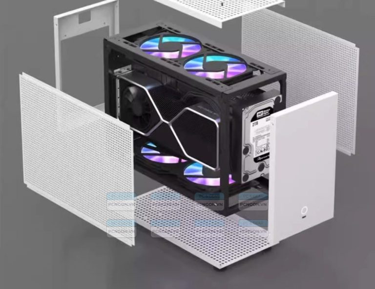 Vỏ case máy tính Mini ITX GEEEK M6P - Pcngon