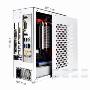 Vỏ case máy tính Mini ITX Metalfish S3 - Pcngon
