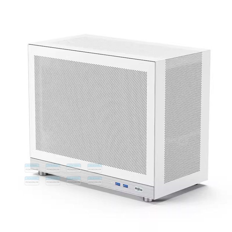 Vỏ case máy tính Mini ITX Shiny Snake G400-Trắng - Pcngon