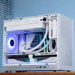 Vỏ case máy tính Mini ITX Shiny Snake G400-Trắng - Pcngon