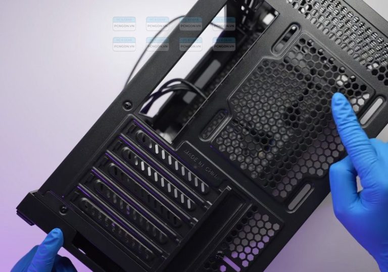 Vỏ case máy tính Mini ITX Shiny Snake G500-Đen (Kèm màn hình) - Pcngon