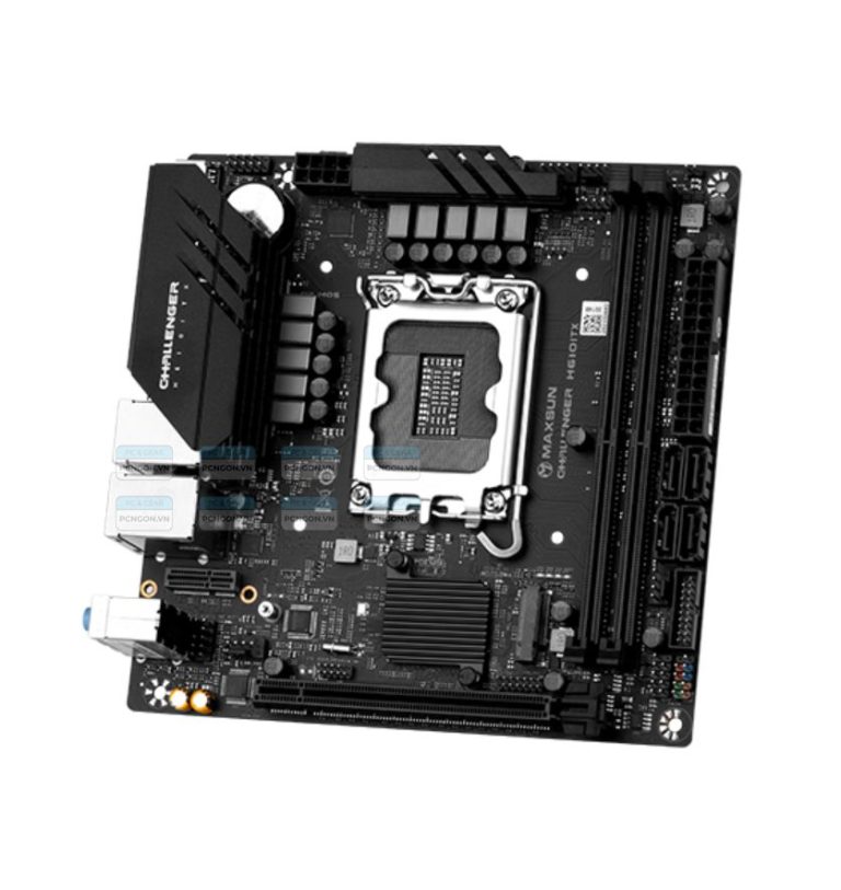 Mainboard Mini ITX Maxsun Challenger H610ITX 2LAN - Pcngon