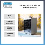 Vỏ case máy tính Mini ITX Captain Case V6 - Pcngon