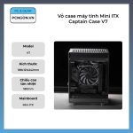 Vỏ case máy tính Mini ITX Captain Case V7 - Pcngon