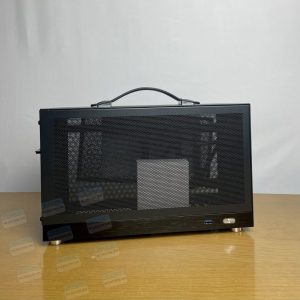 Vỏ case máy tính Mini ITX Shiny Snake S400-Đen - Pcngon