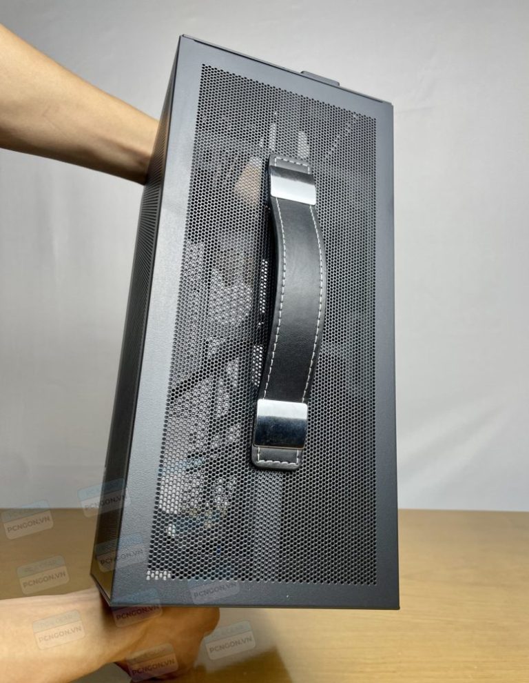 Vỏ case máy tính Mini ITX Shiny Snake S400-Đen - Pcngon
