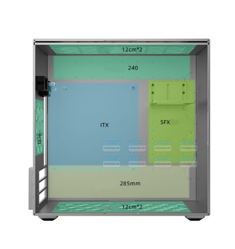 Vỏ case máy tính Mini ITX aboStudio ContainerM - Pcngon