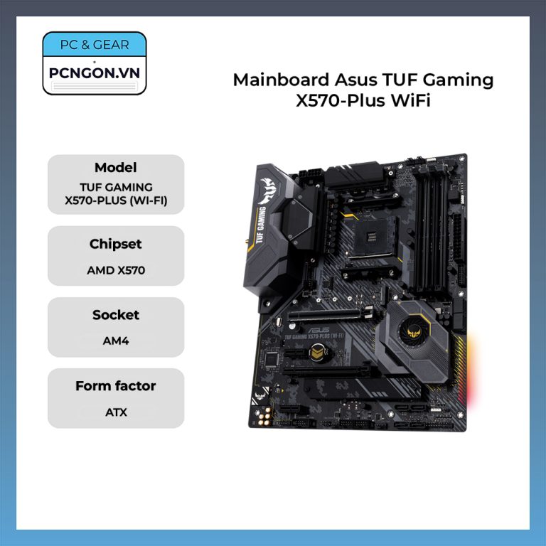 Mainboard Asus TUF Gaming X570-Plus WiFi - Pcngon