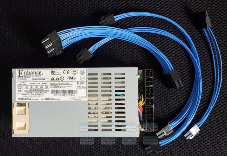 Nguồn Flex Enhance 600W ENP-7660B Platinum (Module, Fan Noctua, Mod YTC ...