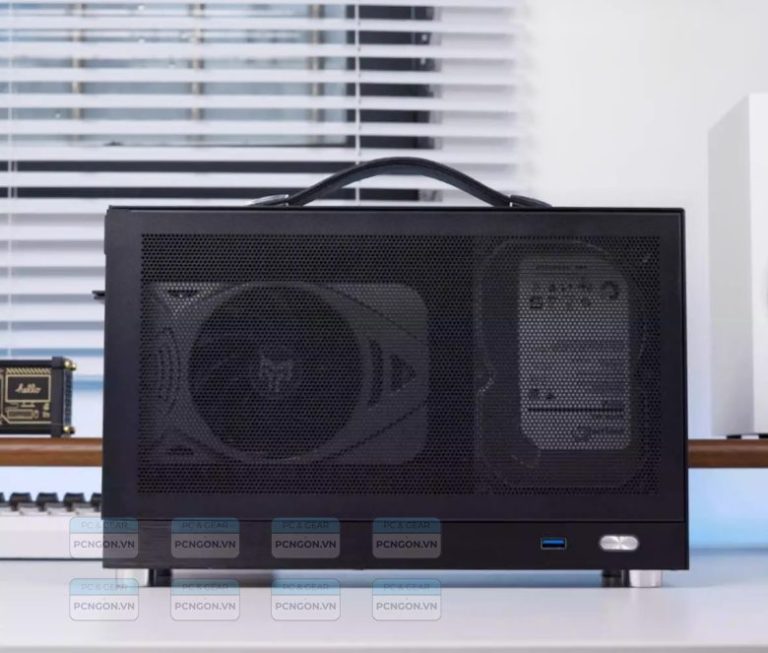 Vỏ case máy tính Mini ITX Shiny Snake S300-Đen (Riser 4.0)