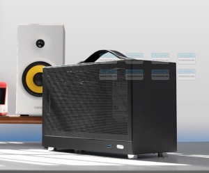 Vỏ case máy tính Mini ITX Shiny Snake S300-Đen (Riser 4.0)