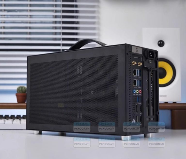 Vỏ case máy tính Mini ITX Shiny Snake S300-Đen (Riser 4.0)