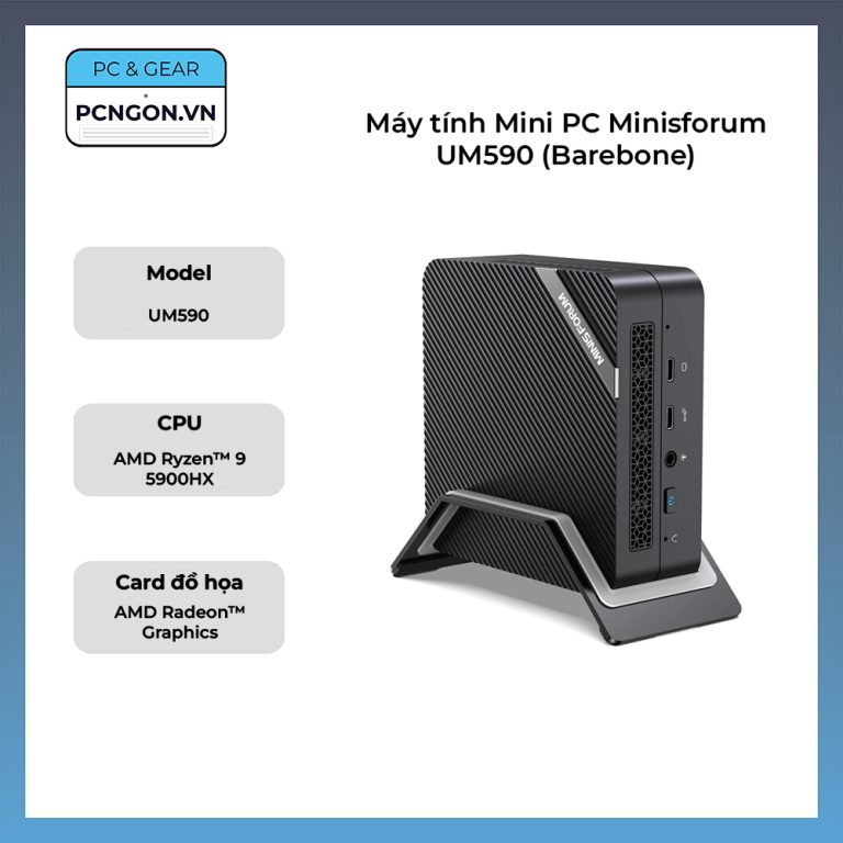Máy tính Mini PC Minisforum HX99G (Barebone) - Pcngon