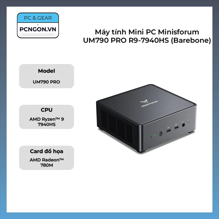 Máy tính Mini PC Minisforum UM790 PRO R9-7940HS - Pcngon